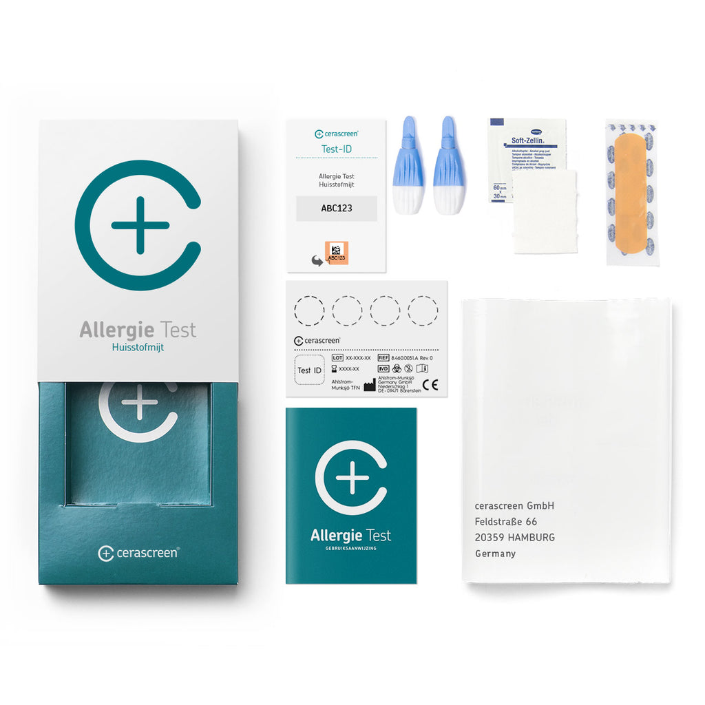 Huisstofmijt Allergie Test vanuit huis testen | cerascreen